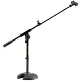 Hercules MS120B Lo-Pro Short-Boom Microphone Stand with EZ Clip ...