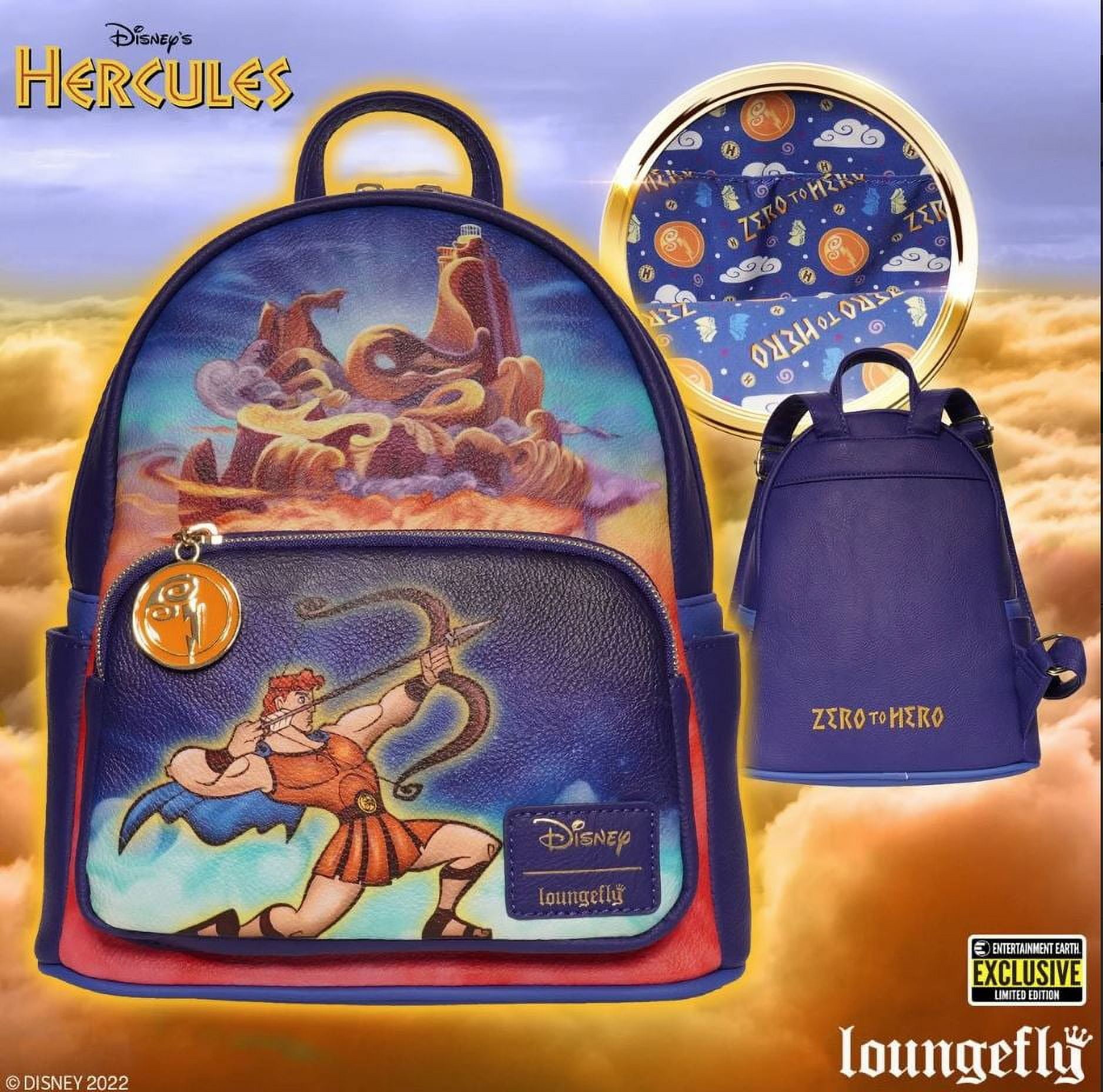 Hercules Mount Olympus Mini-Backpack Entertainment Earth Exclusive ...