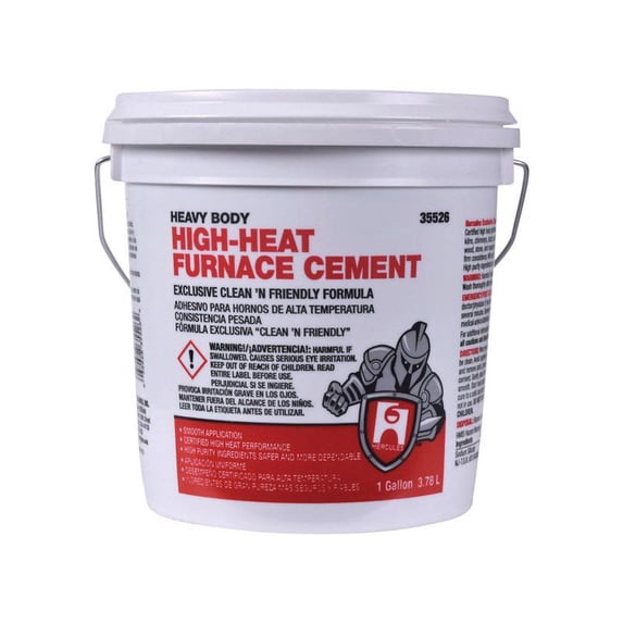 Hercules 4826863 Oatey White High Heat Furnace Cement, 1 gal - Walmart.com