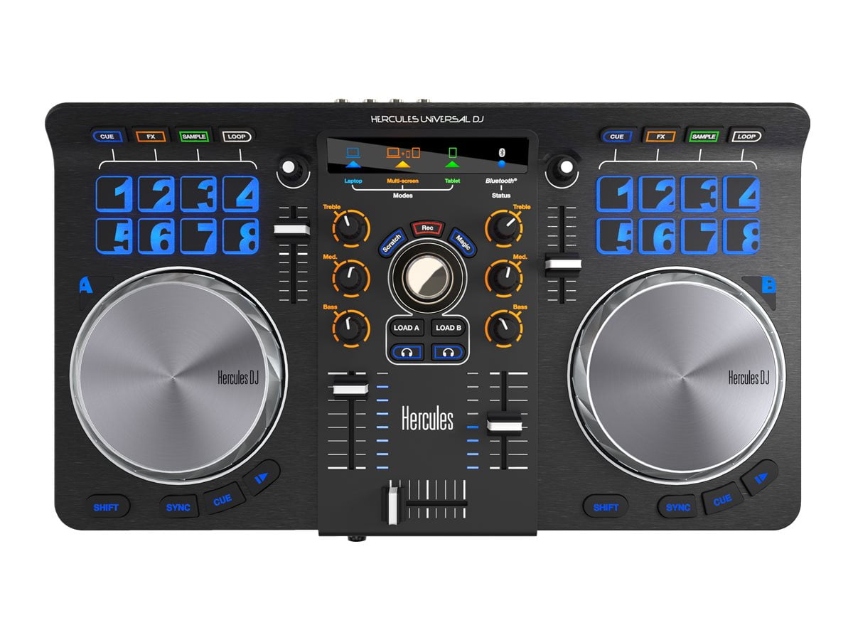 Hercules Universal DJ - DJ controller - 2-channel - Walmart.com
