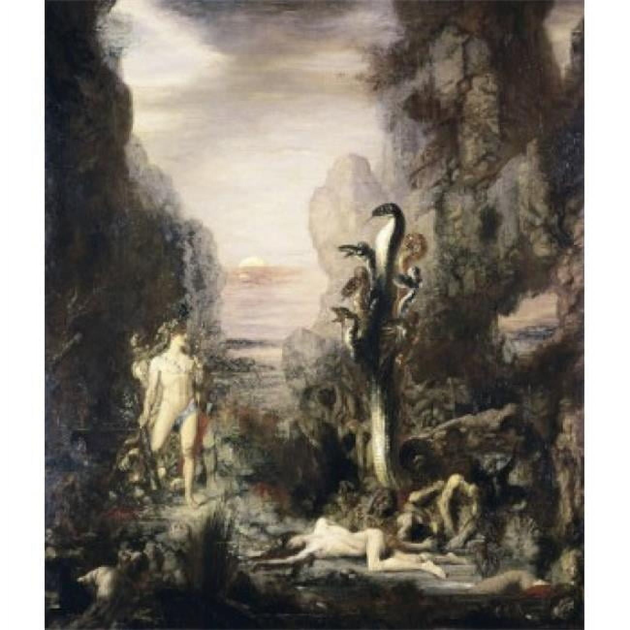 Hercules & the Hydra 1867 Gustave Moreau 1826-1898 French Oil on Canvas ...