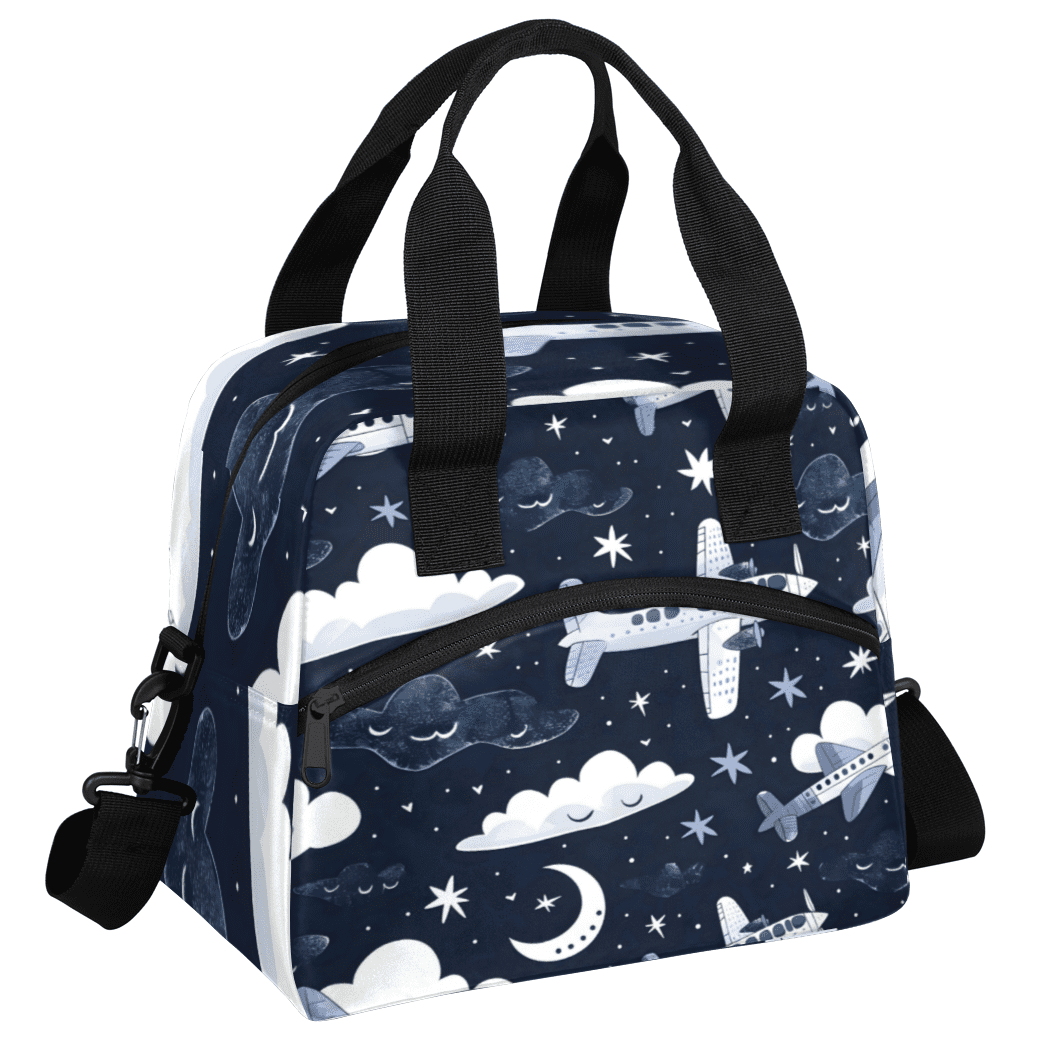 Herdesigns Aircraft Flying Airplane Insulated Lunch Bag for Women Men ...