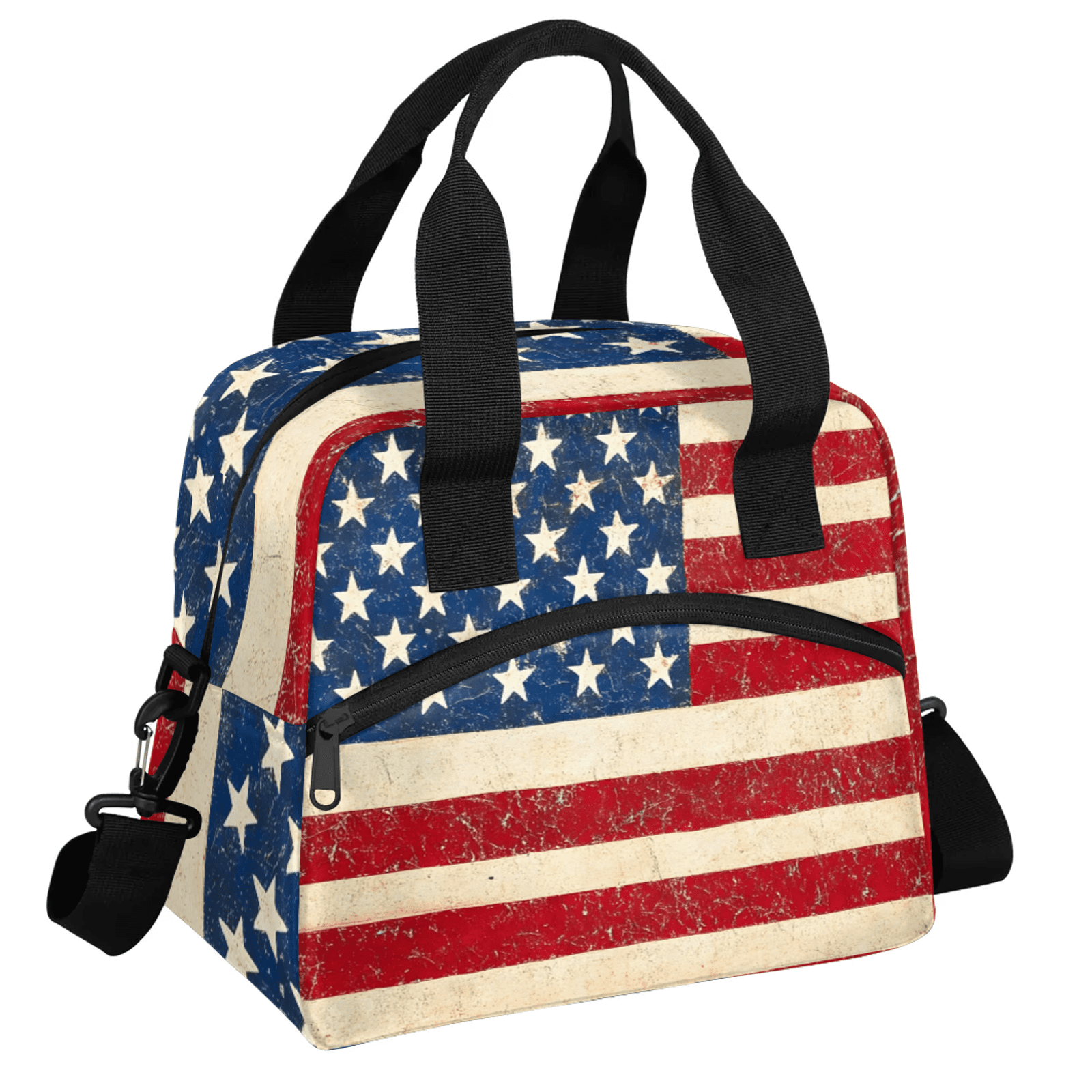 Herdesigns American Usa Flag Lunch Bag for Men Women Adults 4th July ...