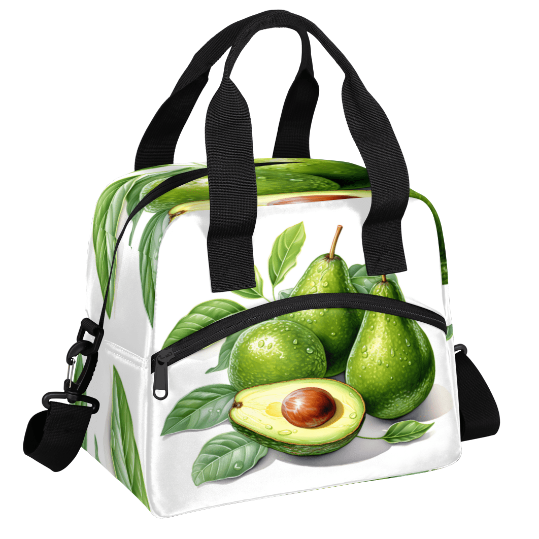Herdesigns Avocado Insulated Lunch Bag for Women Men Adults Large ...