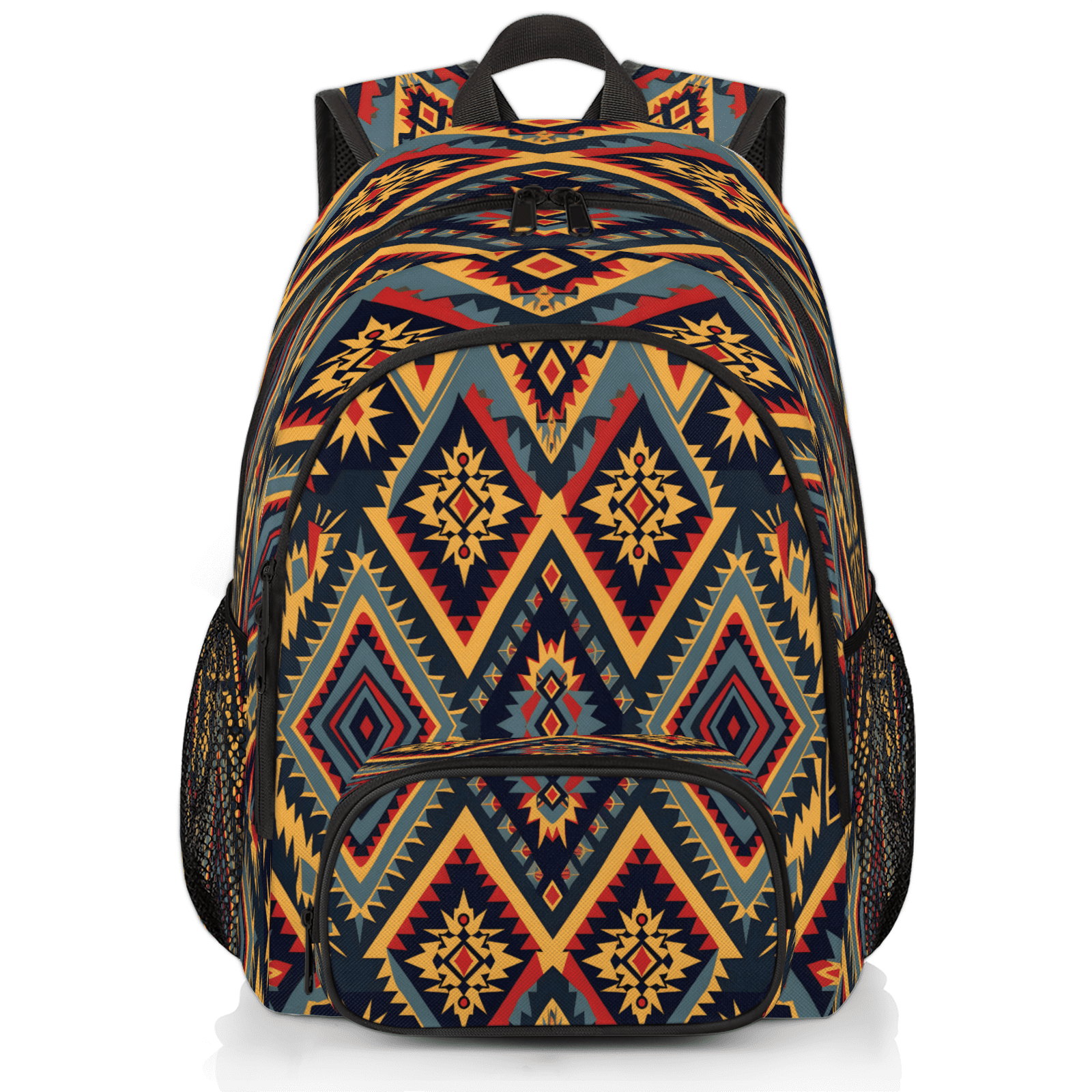 Herdesigns Aztec Laptop Backpack for Women Men, 18.3 Inch Large ...