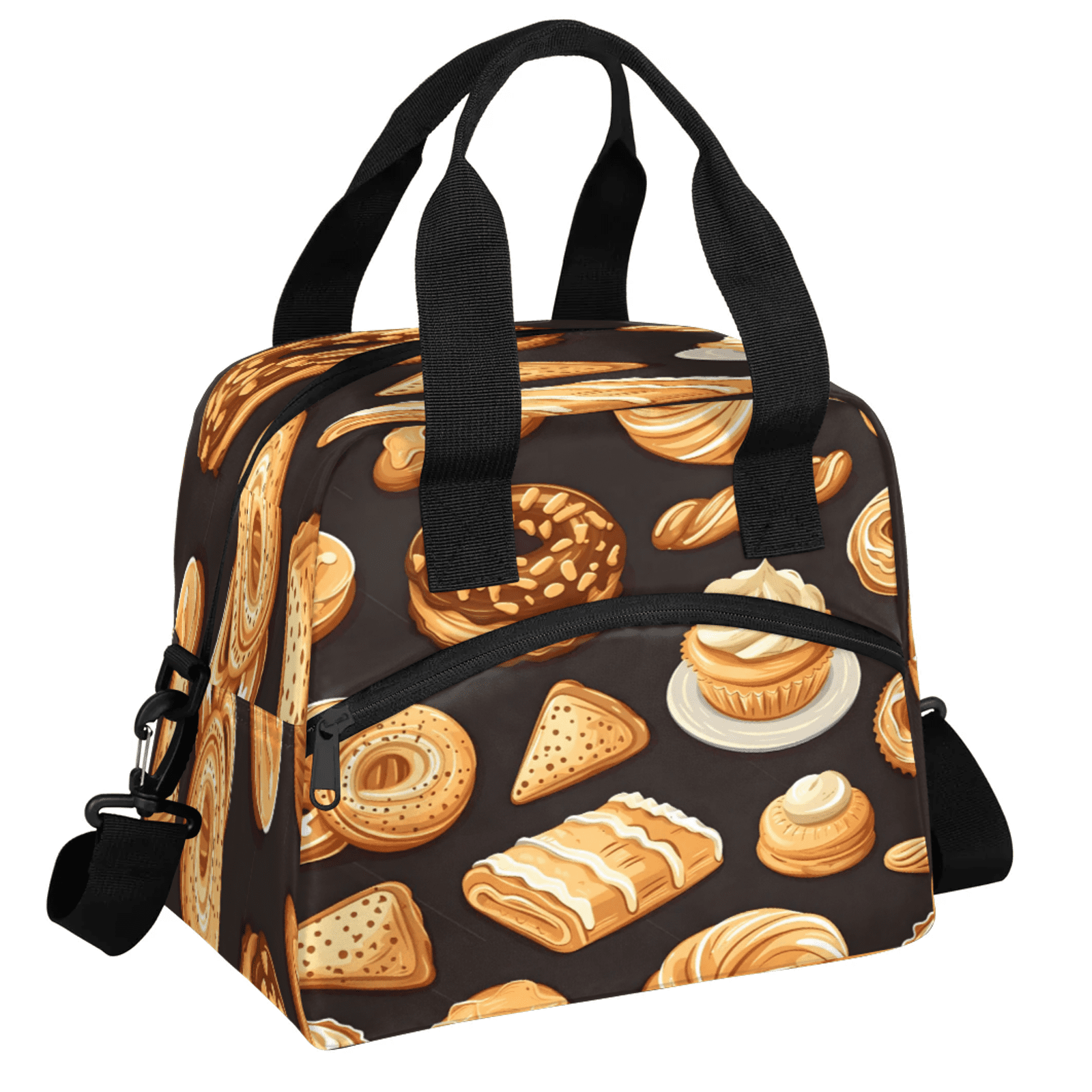 Herdesigns Bakery Lunch Bag for Women Men Adult, Bread Food Large ...
