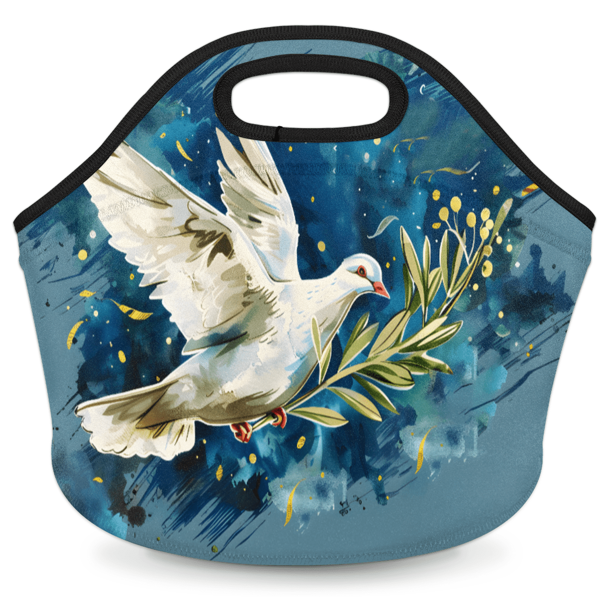 Herdesigns Bird Neoprene Lunch Bag, Pigeon Insulated Lunch Box for ...