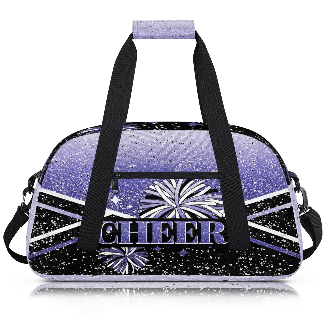 Herdesigns Cheer Bags Sport Duffle Bag Gradient Purple Cheerleader Gym ...