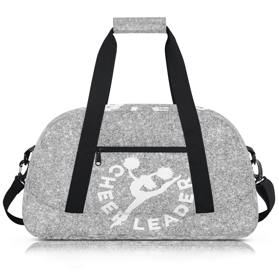 Herdesigns Cheer Bags Sport Duffle Bag Silver Cheerleading Gym Bag ...