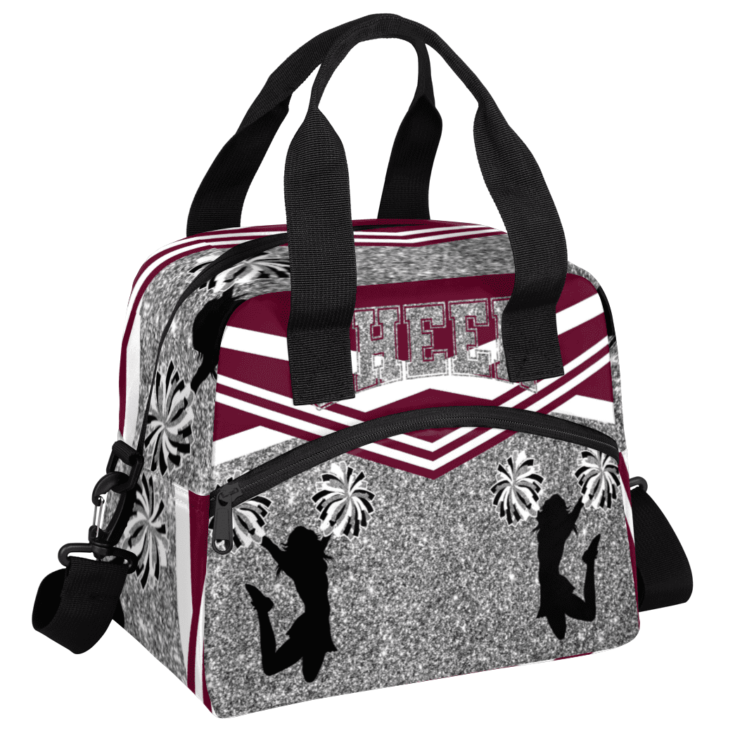 Herdesigns Cheer Red Insulated Lunch Bag for Women Men Adults Large ...