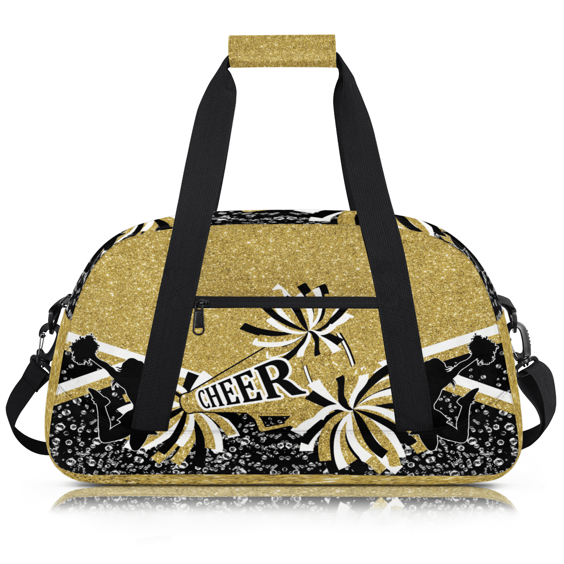 Herdesigns Cheerleading Bags Sport Duffle Bag Yellow Cheer Gym Bags ...