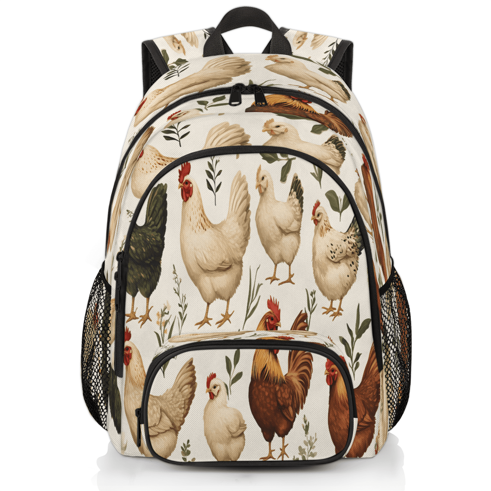 Herdesigns Chicken Laptop Backpack 18.3 Inch Travel Backpack for Women ...