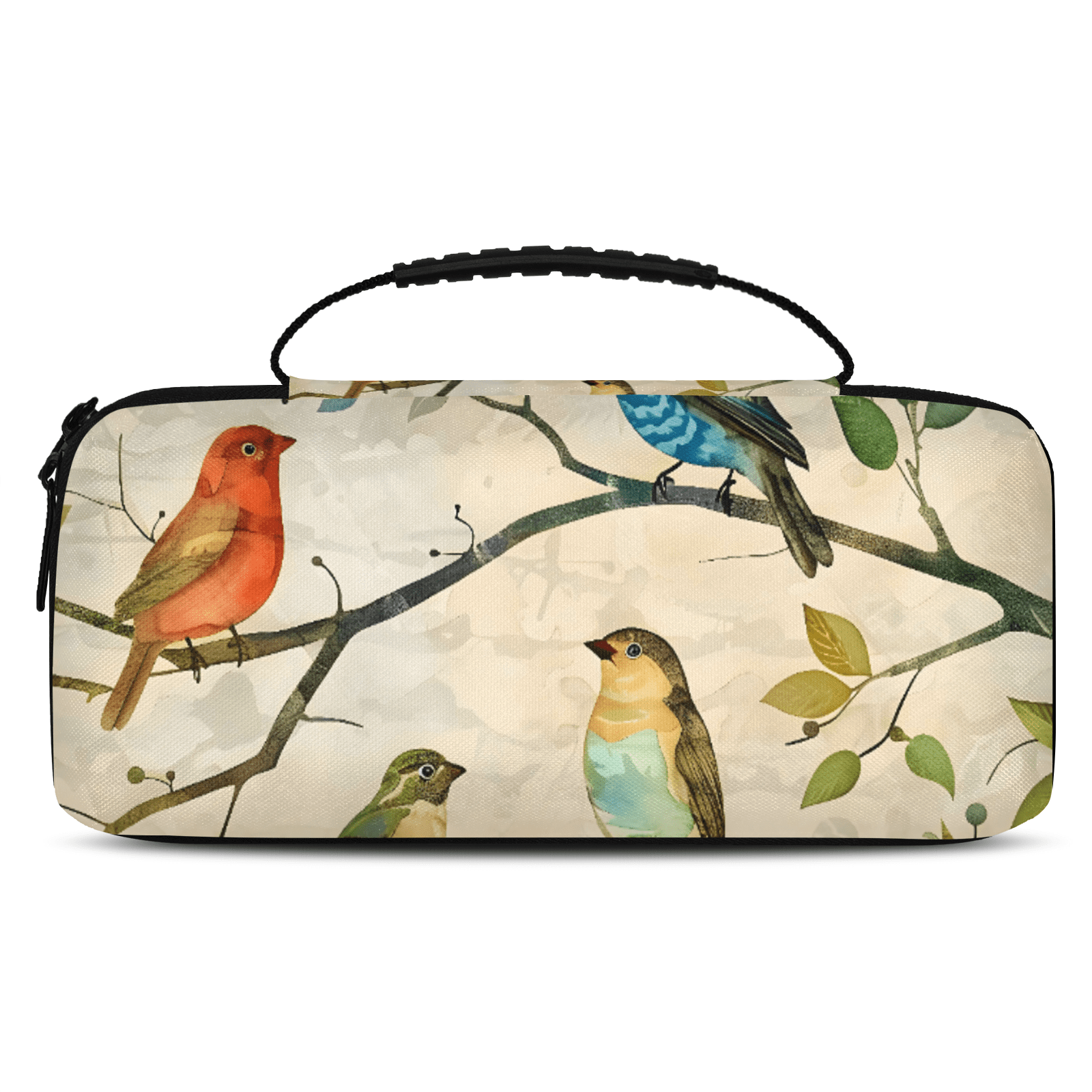 Herdesigns Colorful Bird On Tree Branch Carrying Case for Nintendo ...