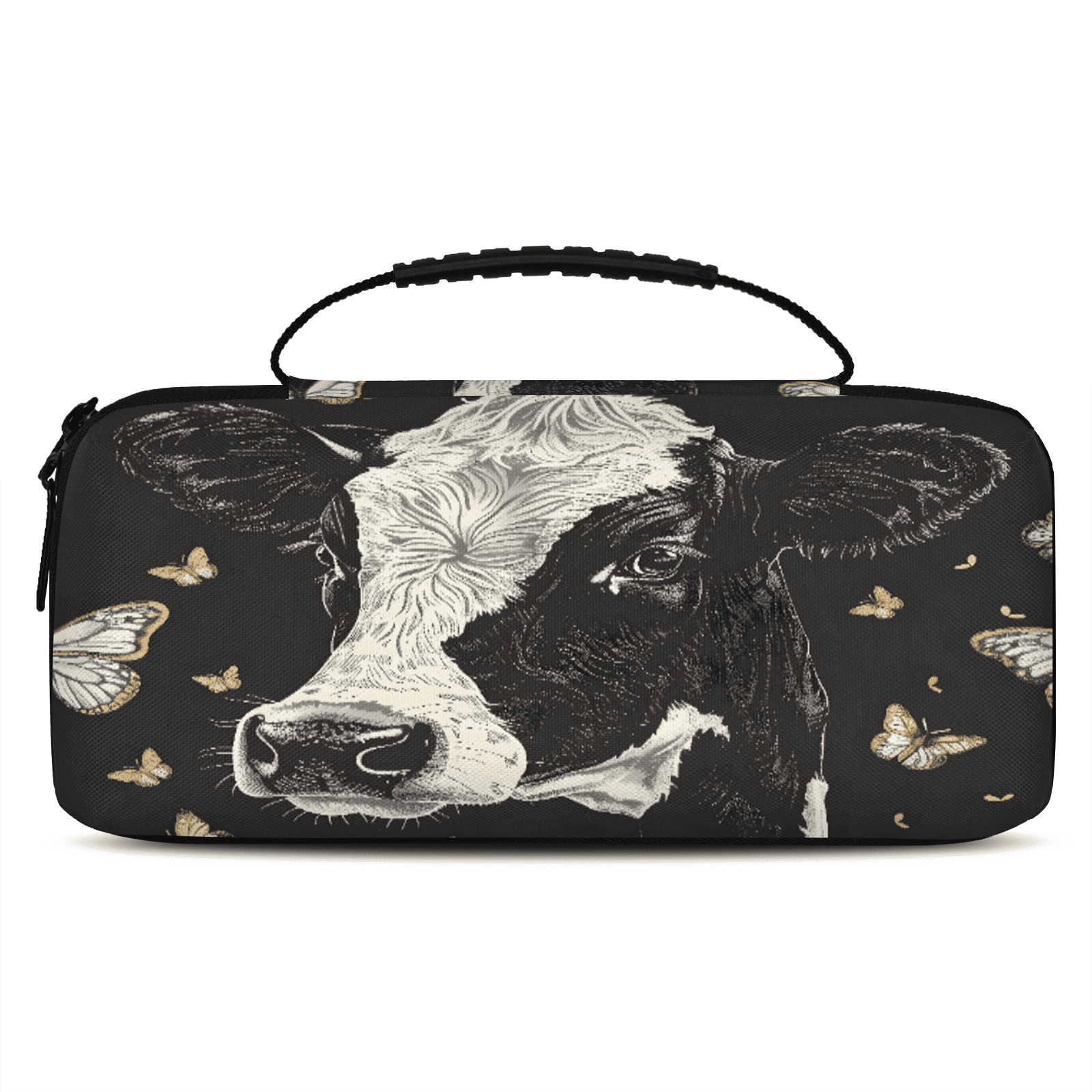 Herdesigns Cow Butterflies Carrying Case for Nintendo Switch OLED Model ...