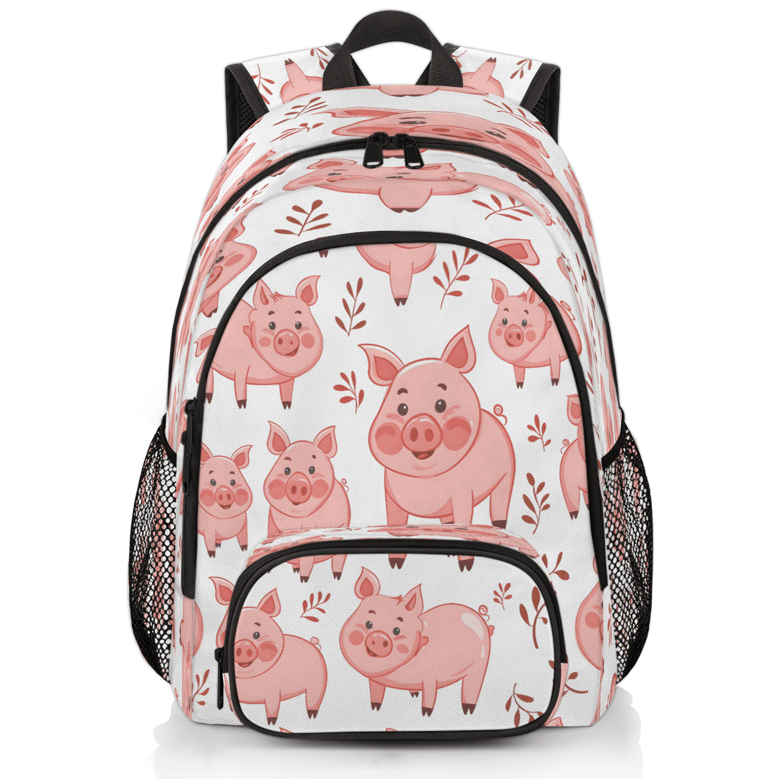 Herdesigns Cute Cartoon Pig Laptop Backpack for Women Men, 18.3 Inch ...