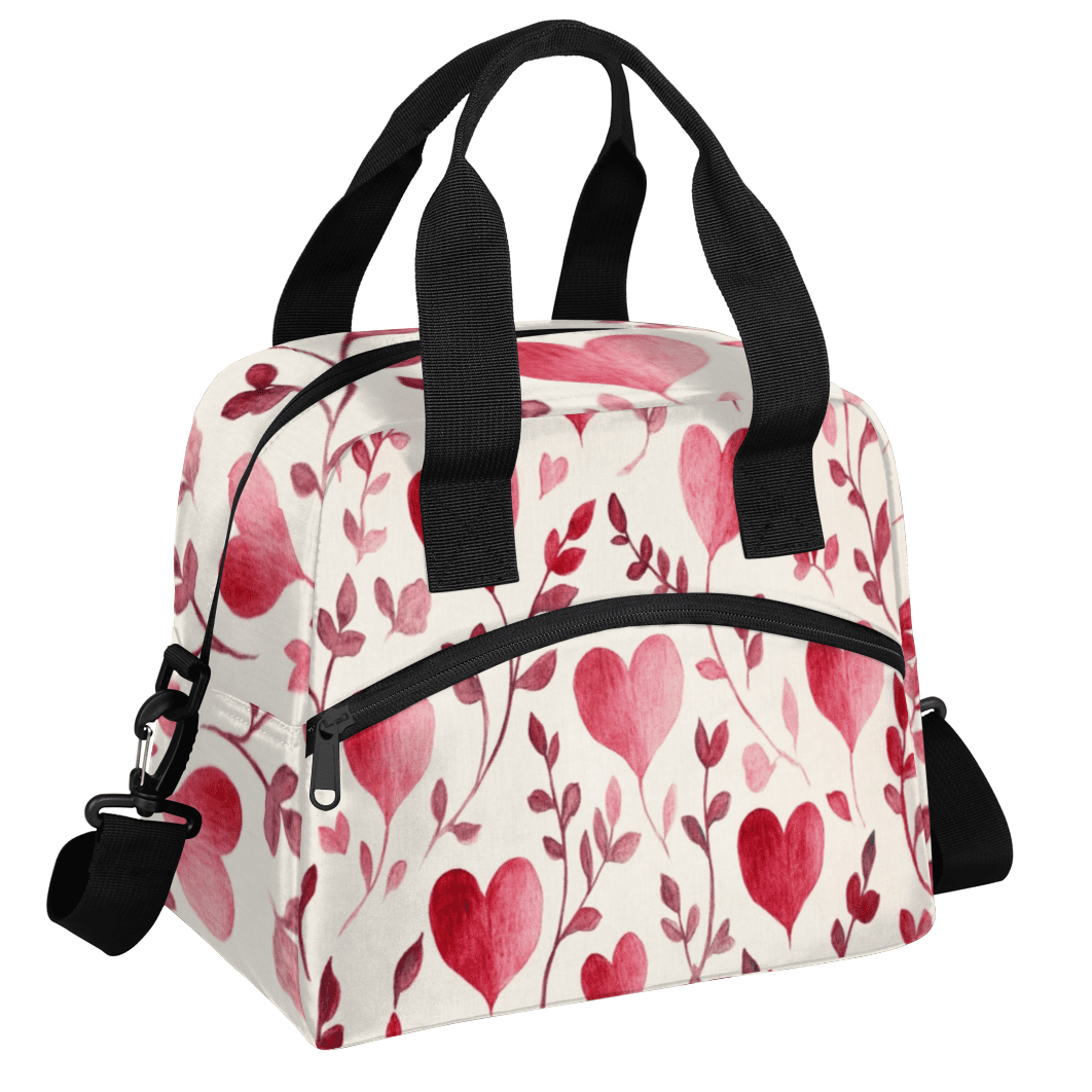 Herdesigns Cute Heart Shape Insulated Lunch Bag for Women Men Adults ...