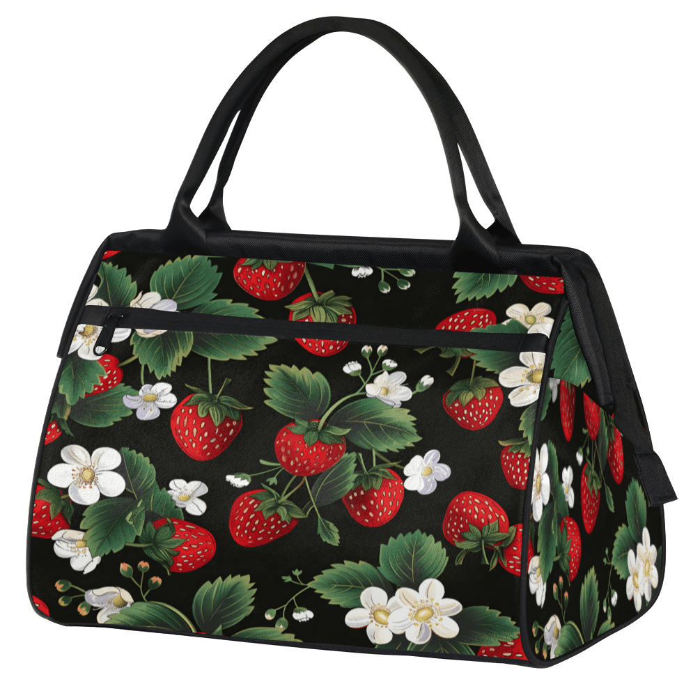 Herdesigns Cute Strawberry Weekender Travel Duffel Bag Carry On ...