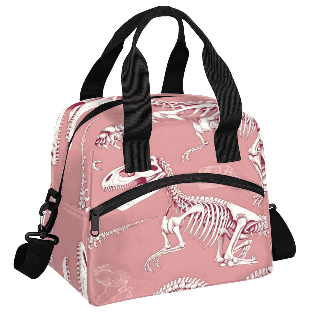 Herdesigns Dinosaur Skull Bone Insulated Lunch Bag for Women Men Adults ...