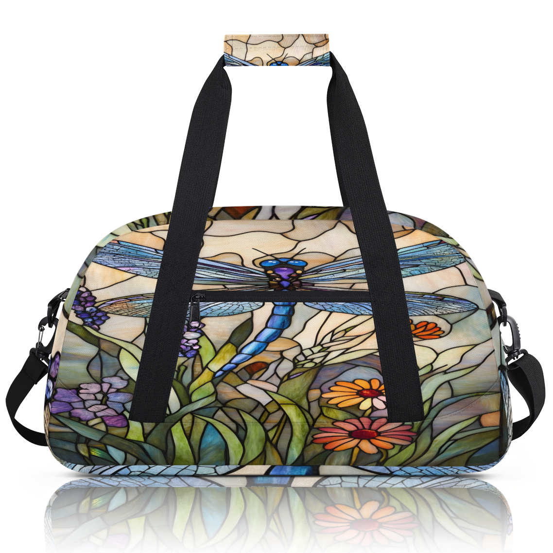 Herdesigns Dragonfly Sports Duffle Bags Travel Duffle Bag Gym Bag ...