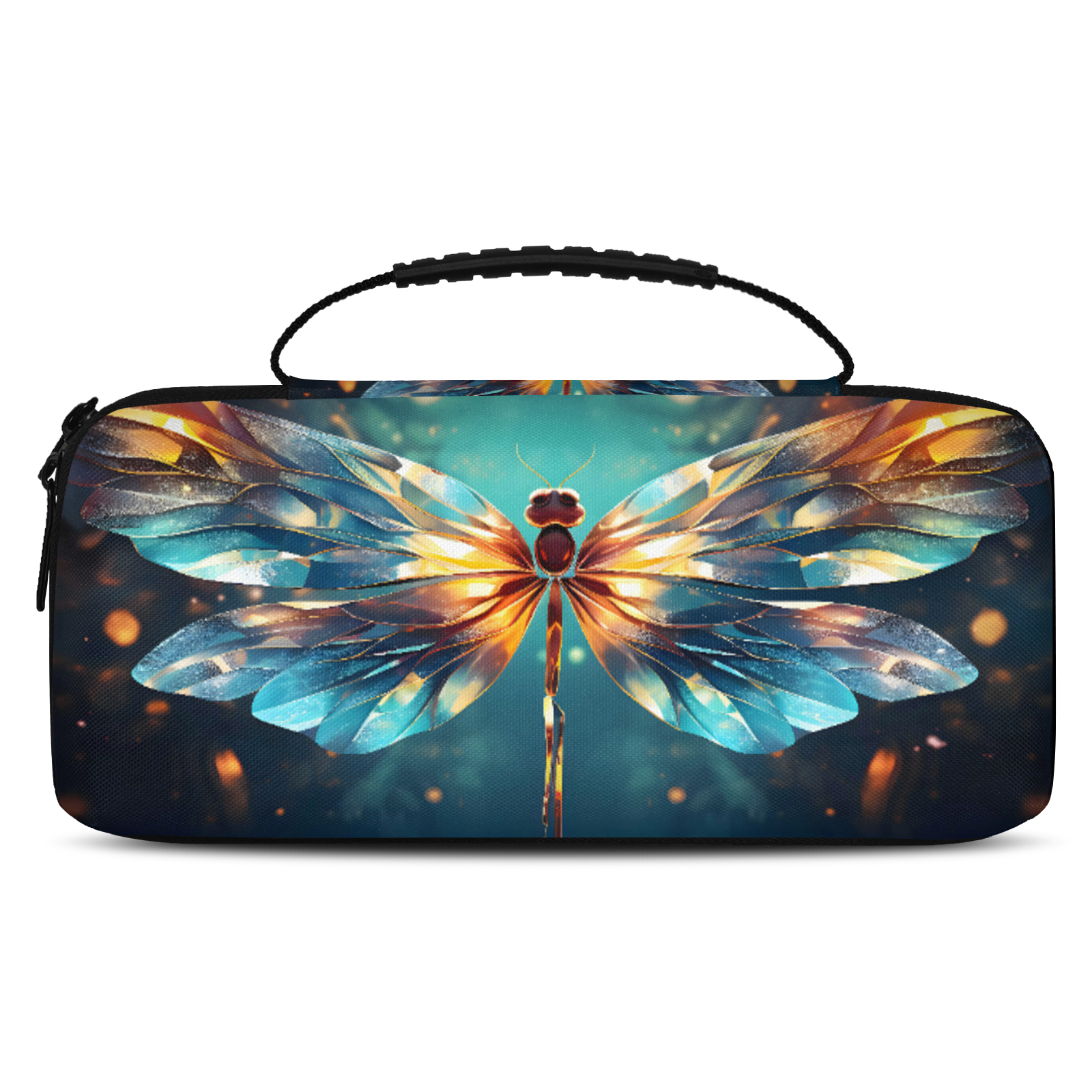 Herdesigns Dragonfly Teal Green Carrying Case for Nintendo Switch OLED ...