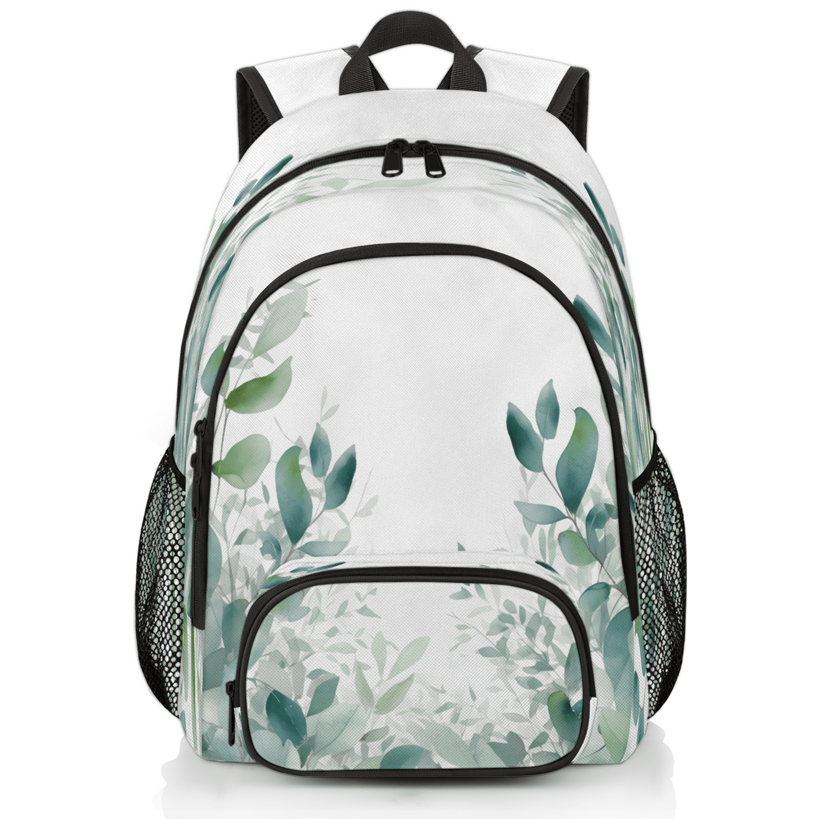Herdesigns Eucalyptus Leaf Laptop Backpack for Women Men, 18.3 Inch ...