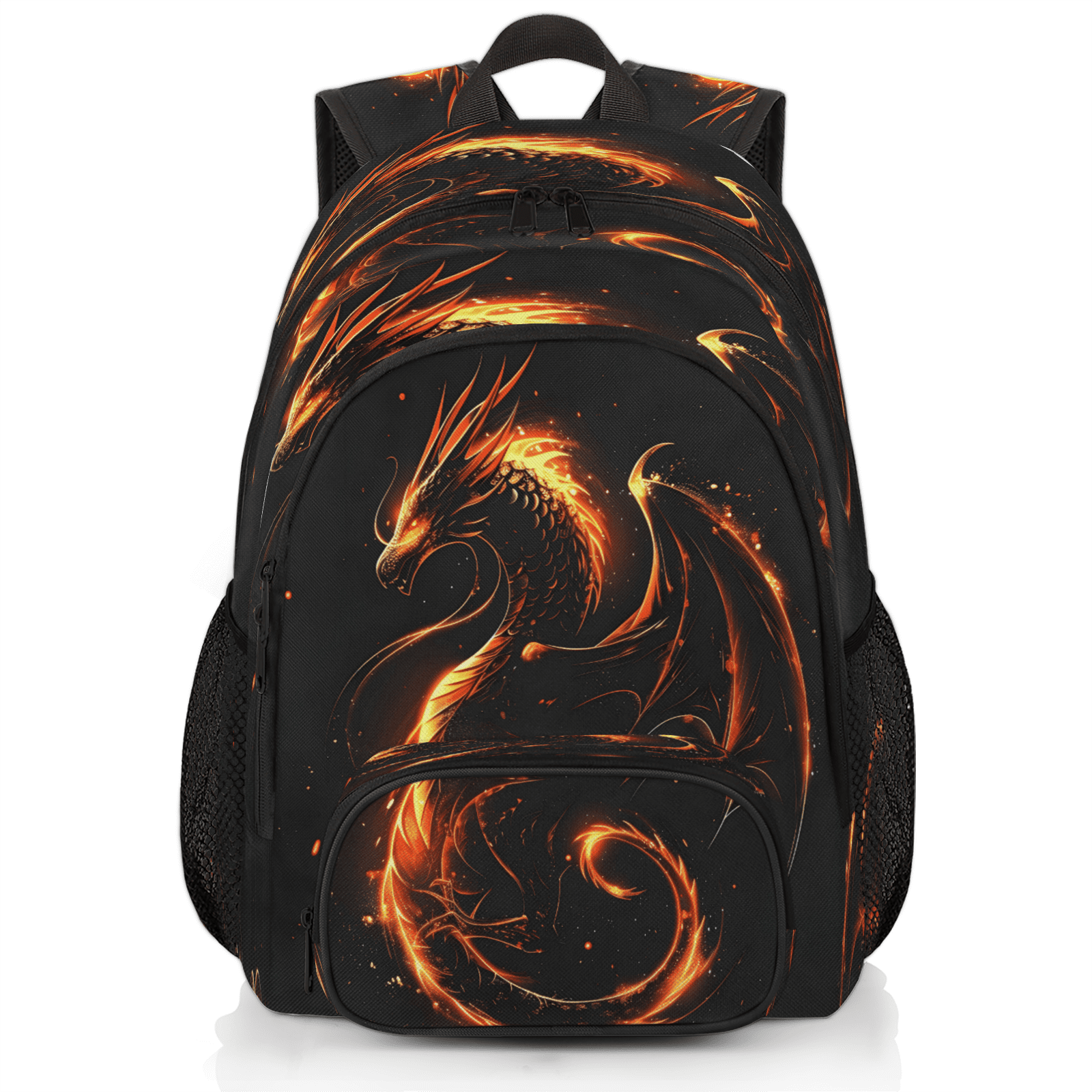 Herdesigns Fire Dragon Laptop Backpack for Women Men, 18.3 Inch Large ...