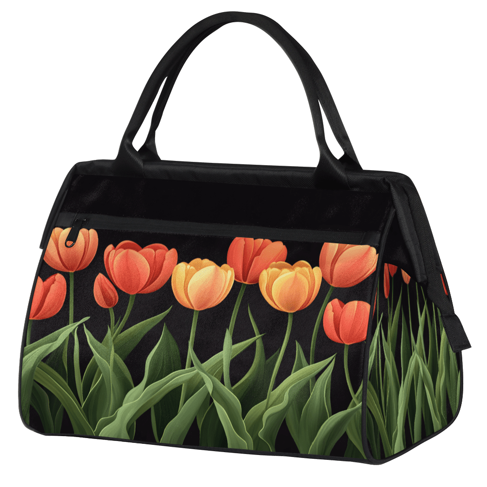 Herdesigns Floral Weekender Travel Duffel Bag Tulip Flower Carry On ...