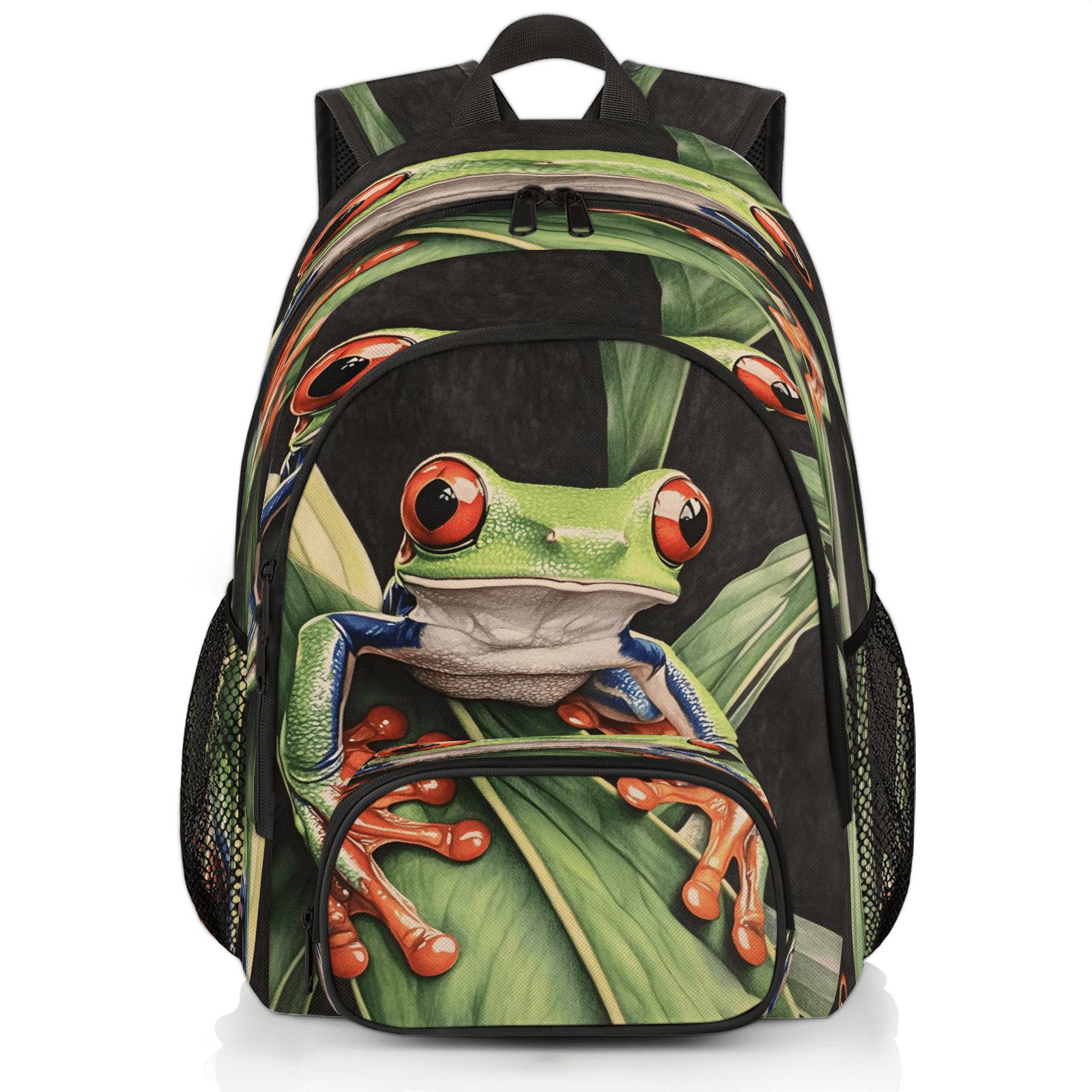 Herdesigns Forest Tree Frog Laptop Backpack 18.3 Inch Travel Backpack ...