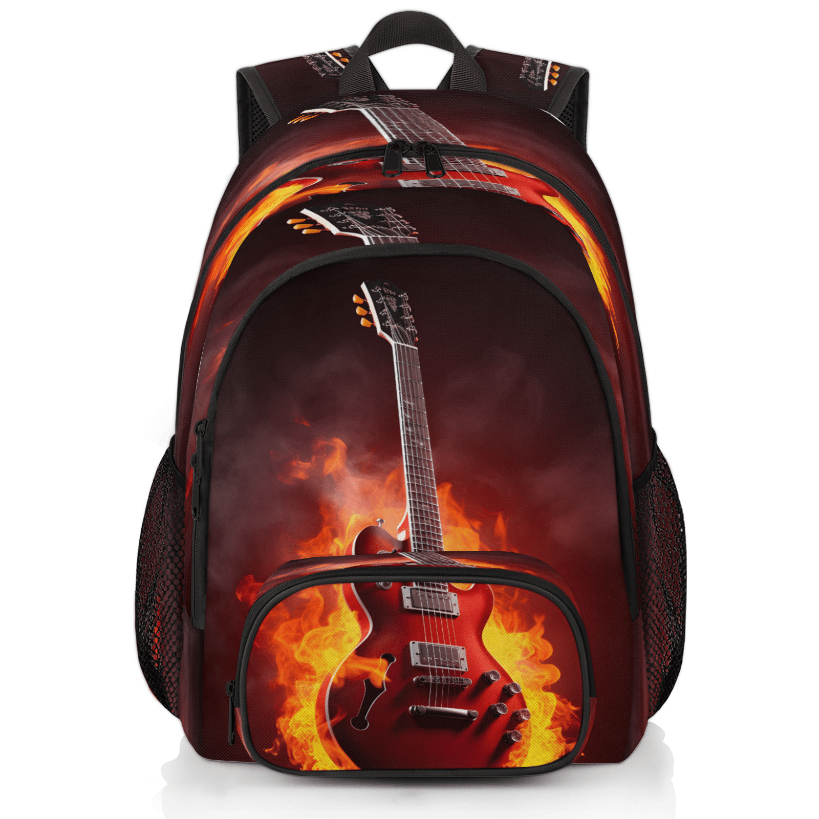 Herdesigns Funny Guitar Laptop Backpack for Women Men, 18.3 Inch Travel ...