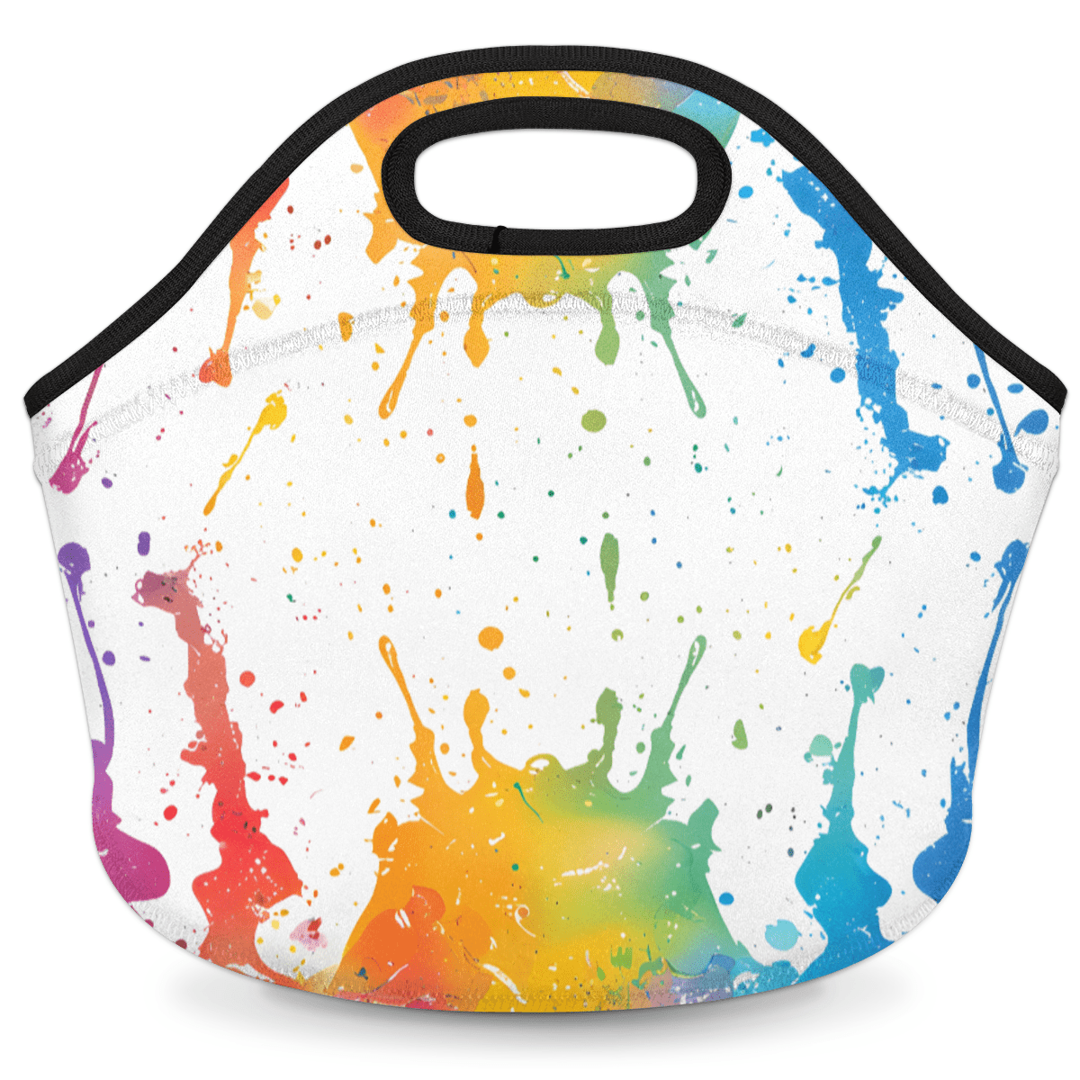 Herdesigns Graffiti Neoprene Lunch Bag, Watercolor Insulated Lunch Box ...