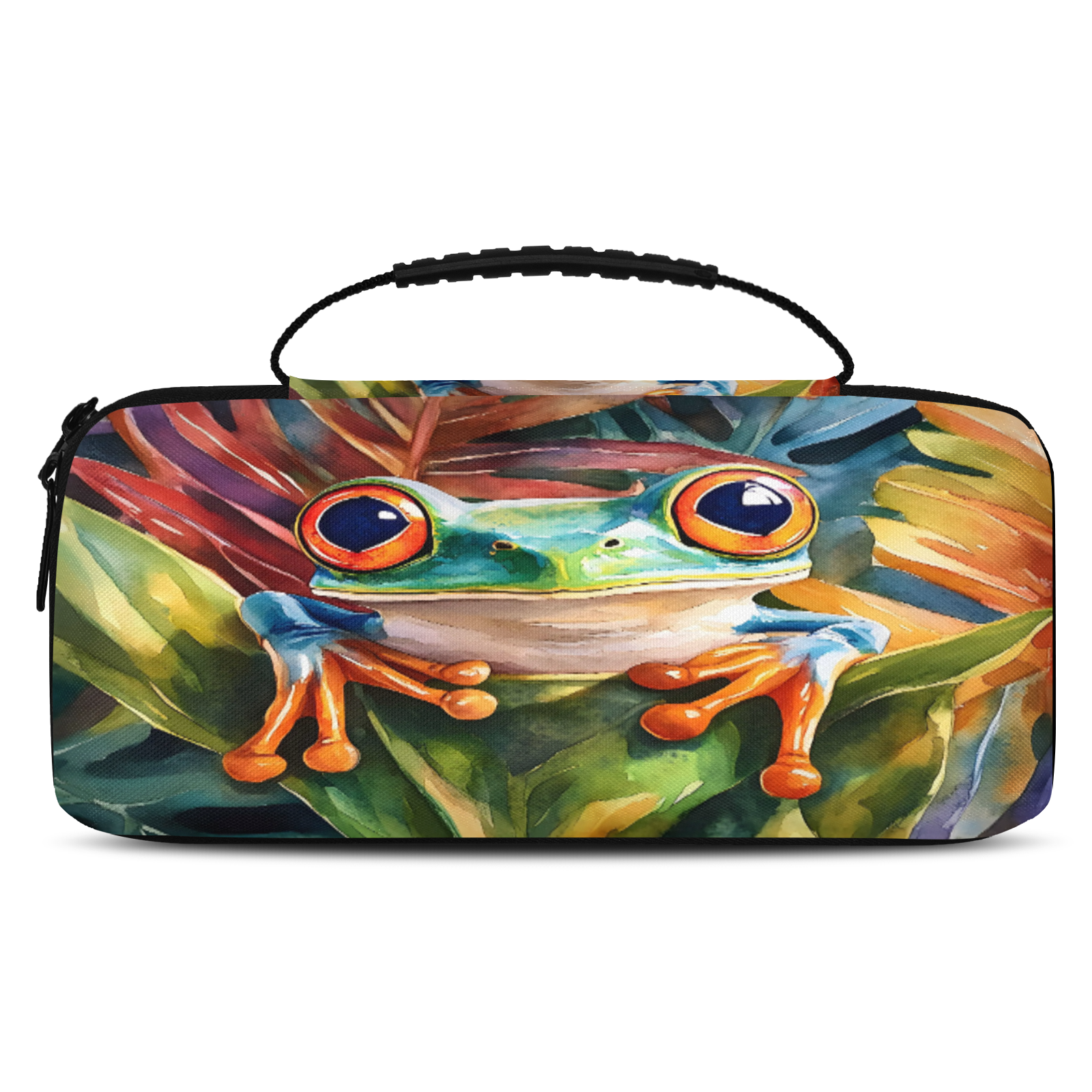 Herdesigns Green Frog Carry Case Compatible with Nintendo Switch OLED ...