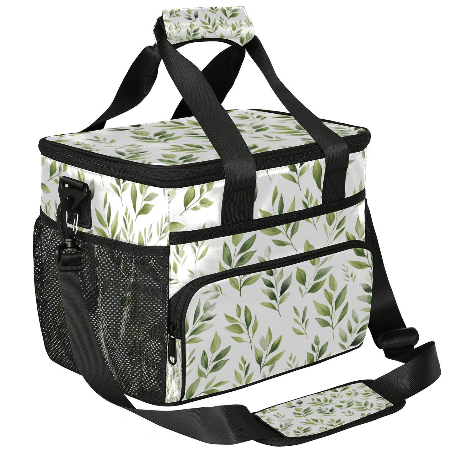 Herdesigns Green Leaves Large Lunch Box for Adults Women Men with ...