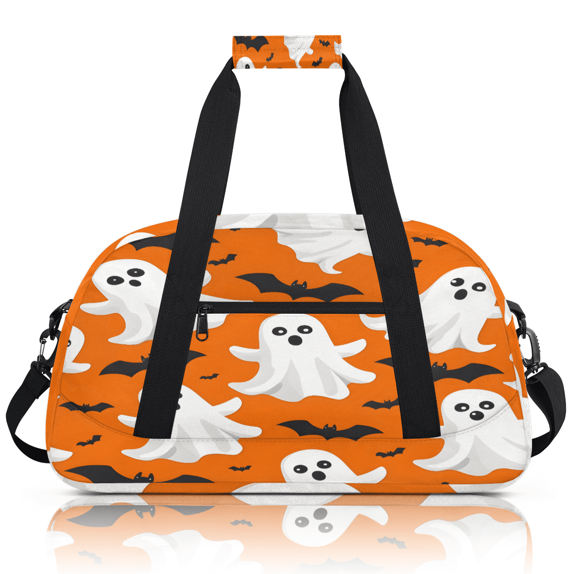 Herdesigns Halloween Ghost Sports Duffle Bag for Women & Men, Spooky ...
