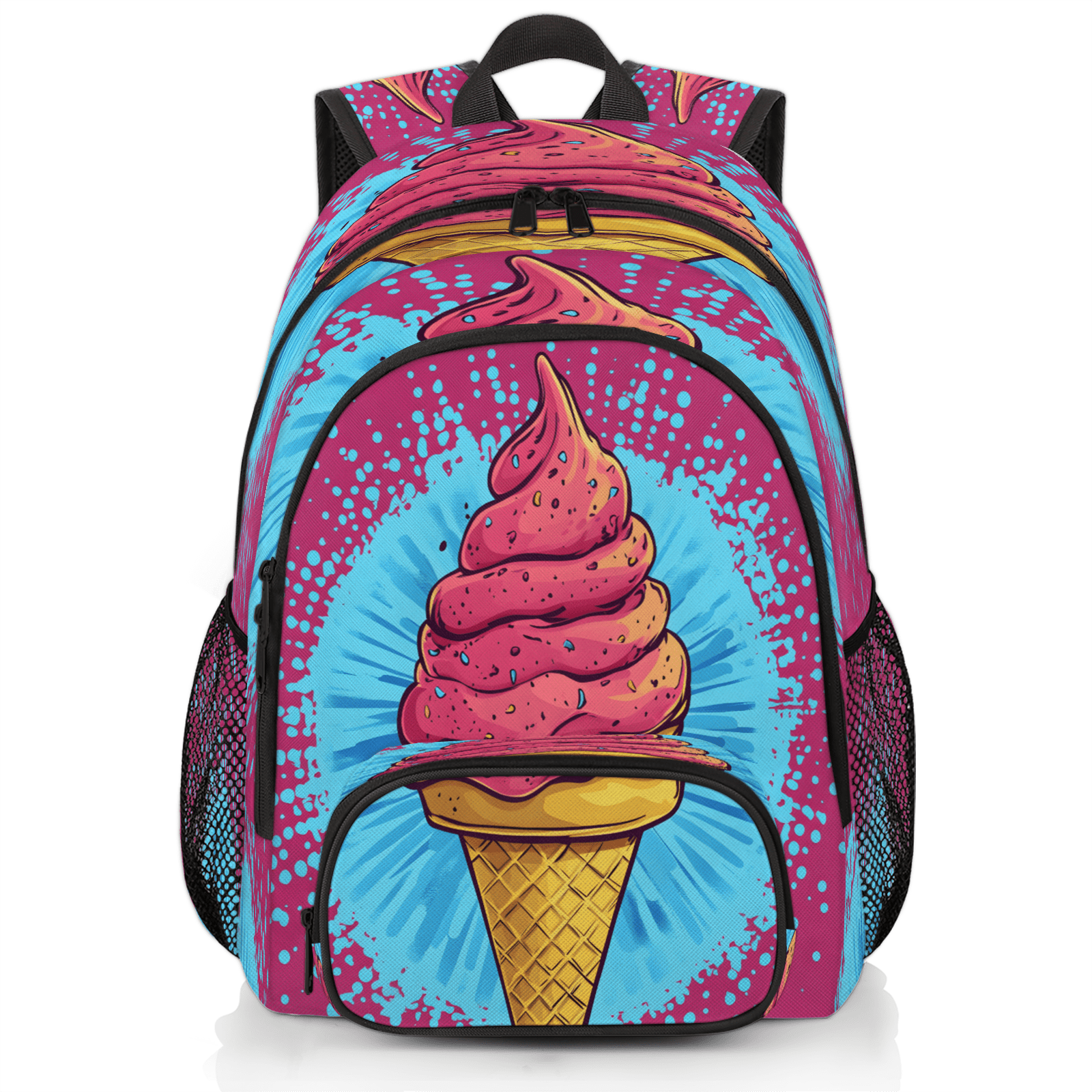 Herdesigns Ice Cream Laptop Backpack for Women Men, 18.3 Inch Work ...