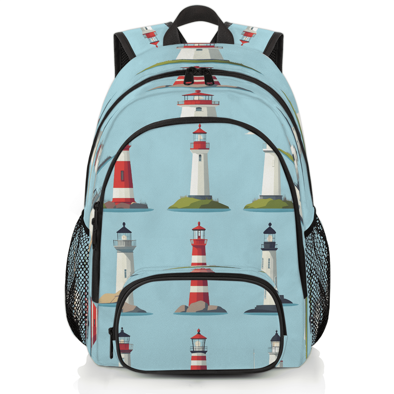 Herdesigns Lighthouse Laptop Backpack for Women Men, 18.3 Inch Work ...