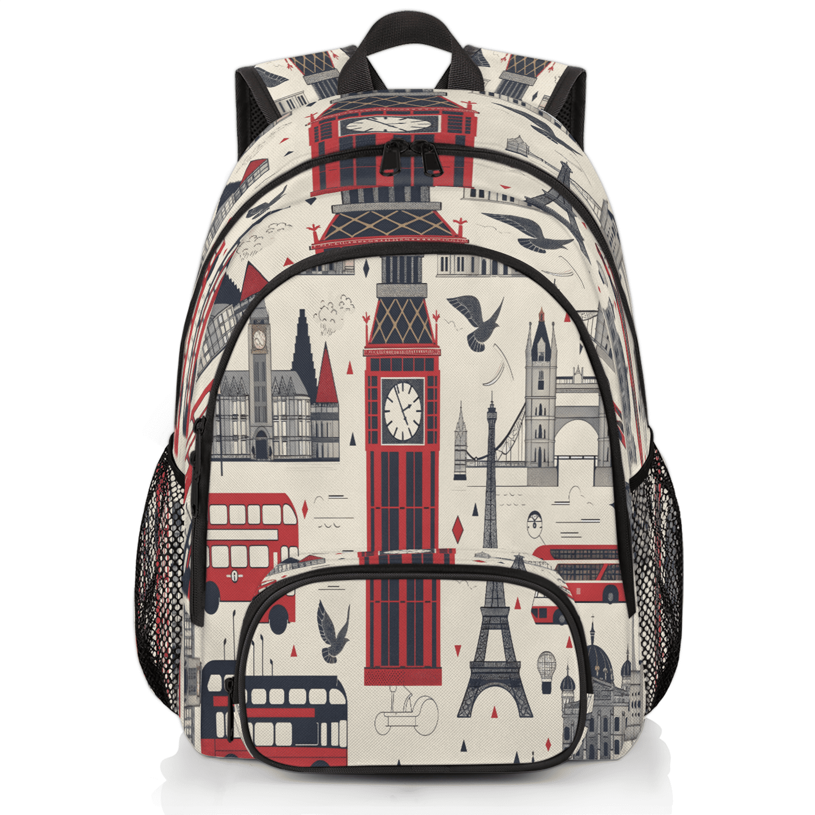 Herdesigns London Laptop Backpack for Women Men, 18.3 Inch Travel Work ...
