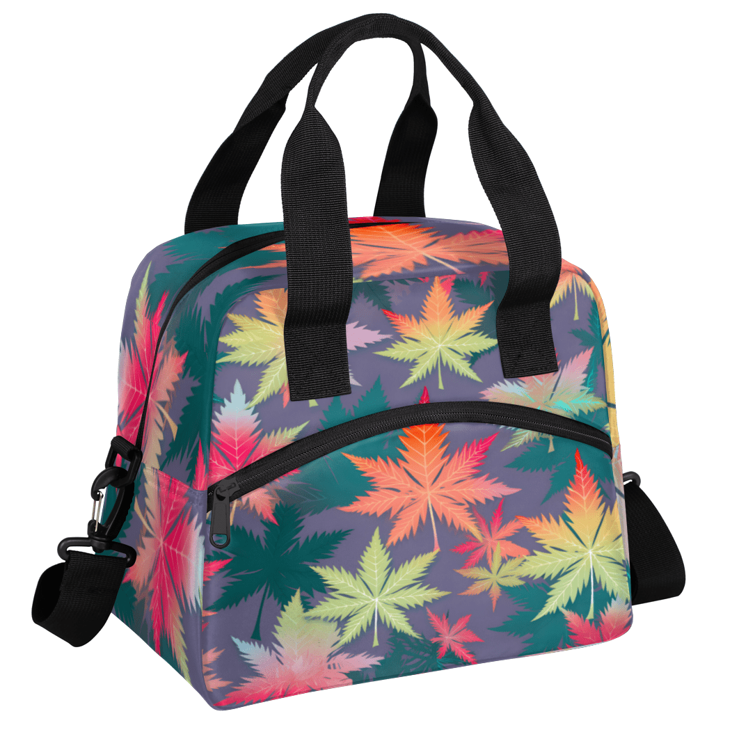 Herdesigns Marijuana Leaf Insulated Lunch Bag for Women Men Adults ...