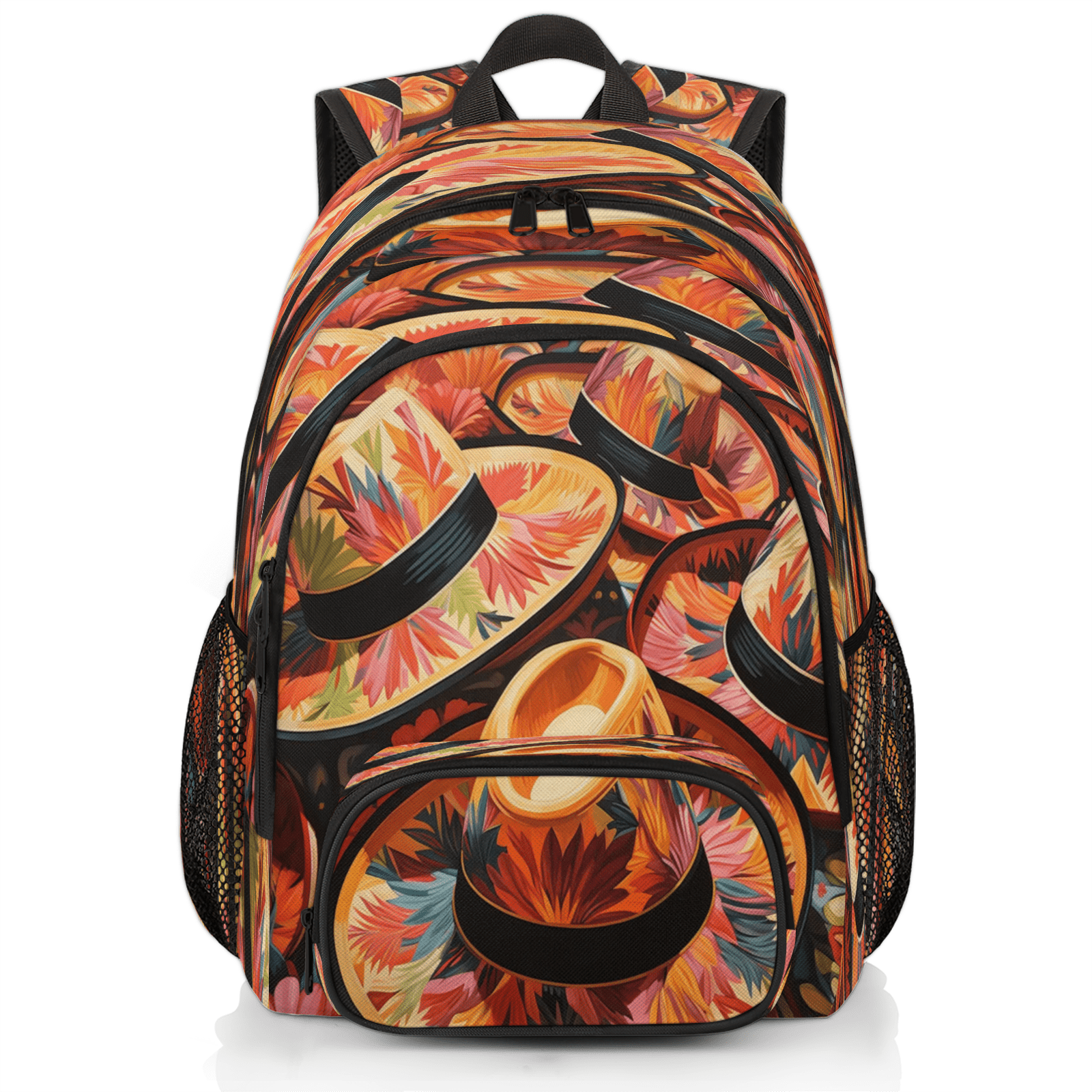 Herdesigns Mexico Cinco de Mayo Laptop Backpack for Women Men, 18.3 Inch Travel Work Backpacks ...