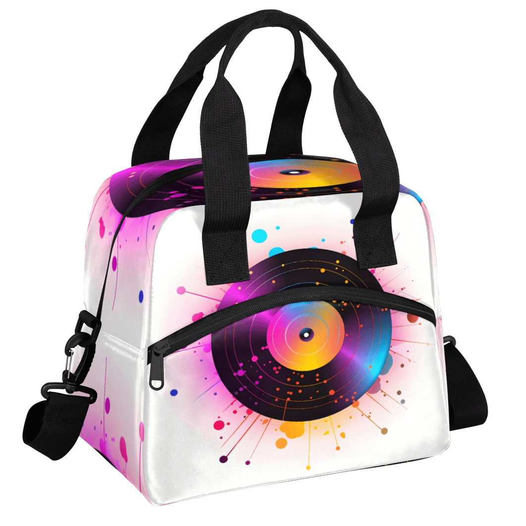 Herdesigns Music Theme Insulated Lunch Bag for Women Men Adults Large ...
