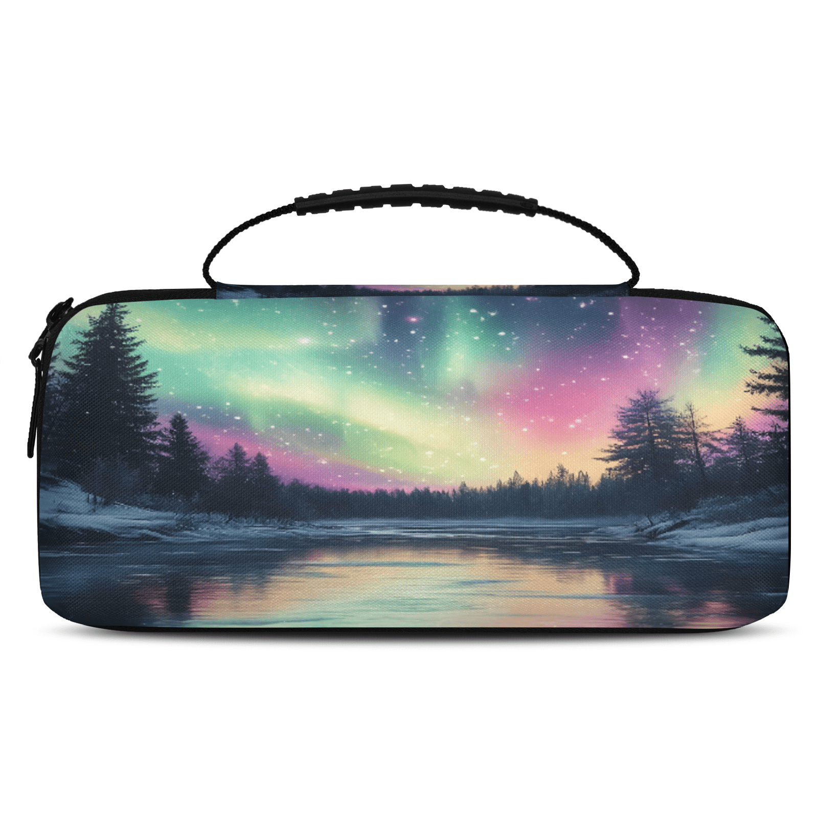 Herdesigns Northern Lights Forest Carry Case Compatible with Nintendo ...