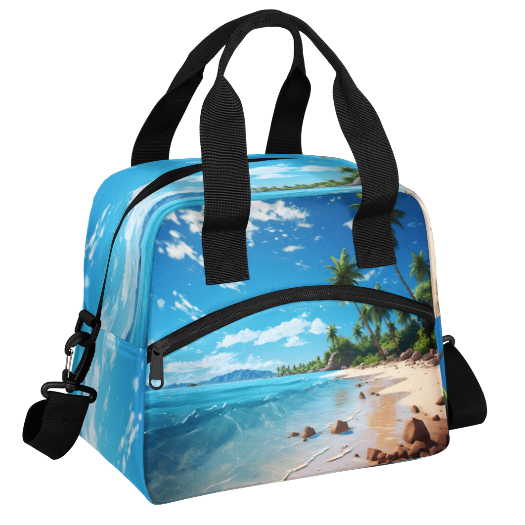 Herdesigns Ocean Insulated Lunch Bag for Women Men Adults Large ...