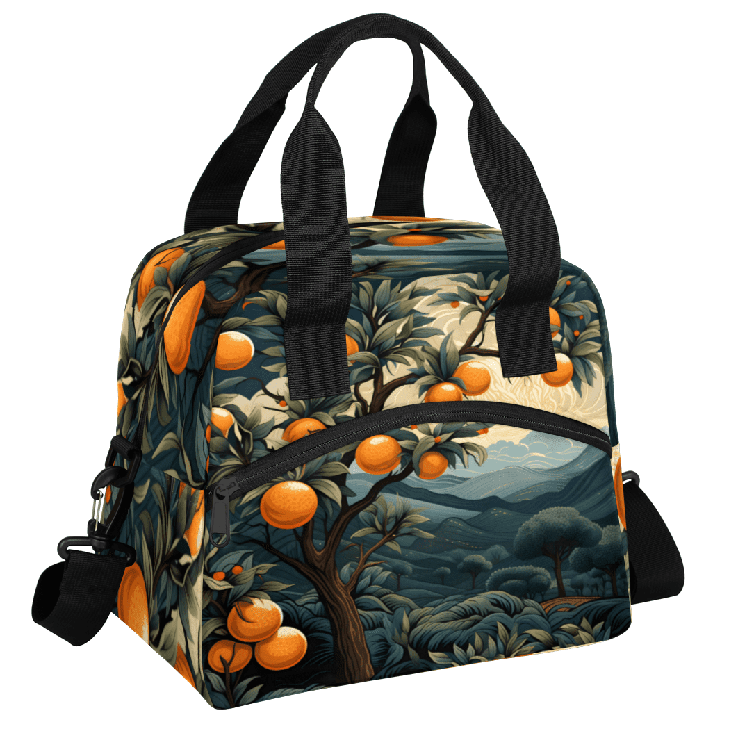 Herdesigns Orange Fruit Insulated Lunch Bag for Women Men Adults Large ...