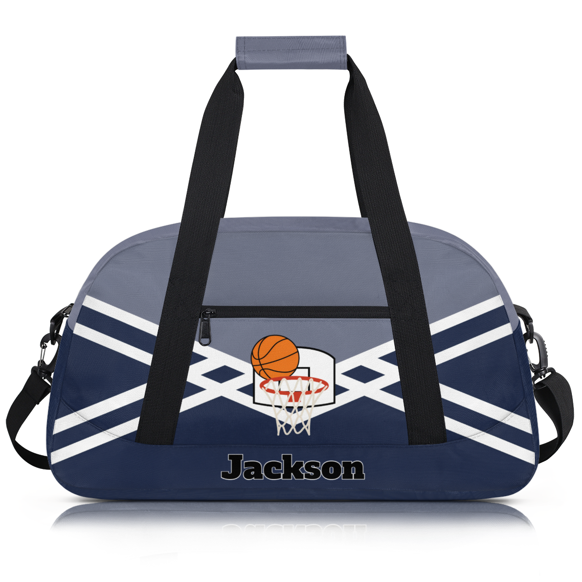 Herdesigns Personalized Basketball Duffel Bag Sport Bag Custom Gym Bag ...