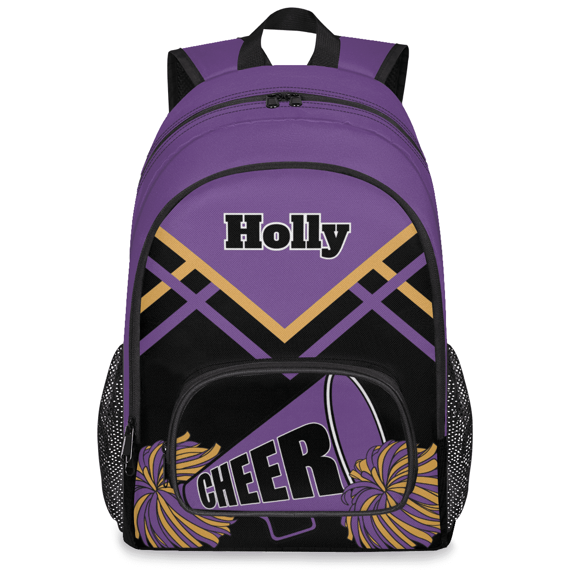 Herdesigns Personalized Cheer Laptop Backpack with Name, Custom 18.3 ...
