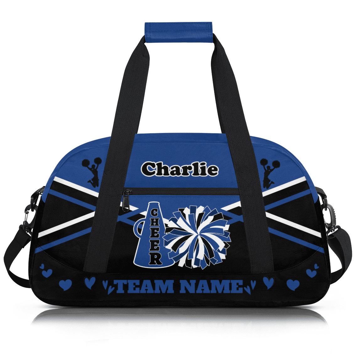 Herdesigns Personalized Cheerleading Duffel Bag Custom Cheer Sport Bag ...
