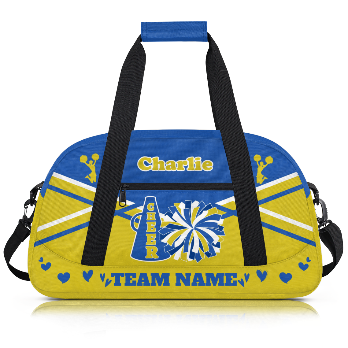 Herdesigns Personalized Cheerleading Duffel Bag Custom Cheer Sport Bag ...