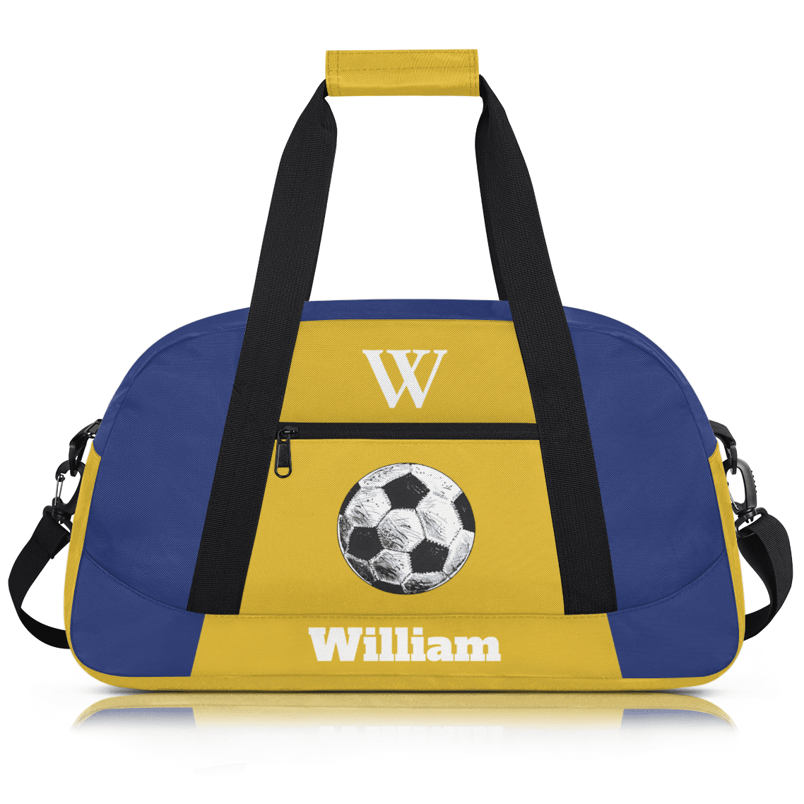 Herdesigns Personalized Duffel Bag Soccer Sport Bag Custom Gym Bag with ...
