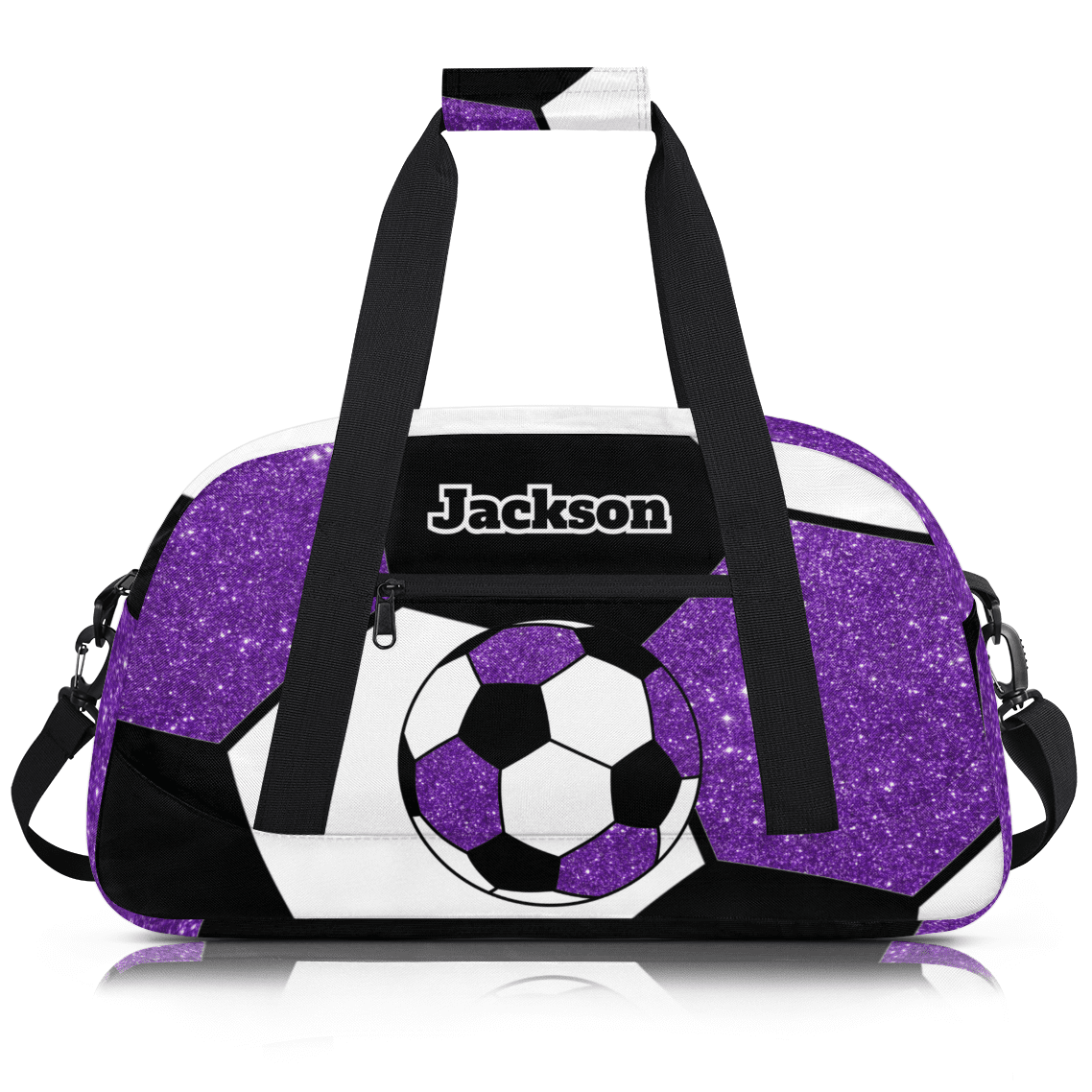 Herdesigns Personalized Soccer Duffel Bag Sport Bag Custom Gym Bag with ...