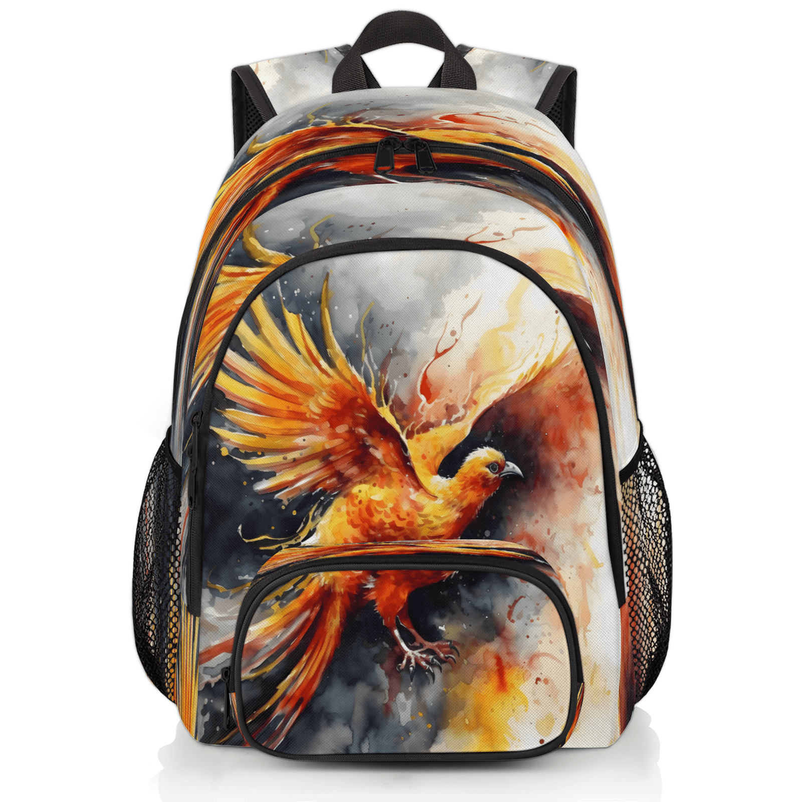 Herdesigns Phoenix Bird Laptop Backpack for Women Men, 18.3 Inch Large ...