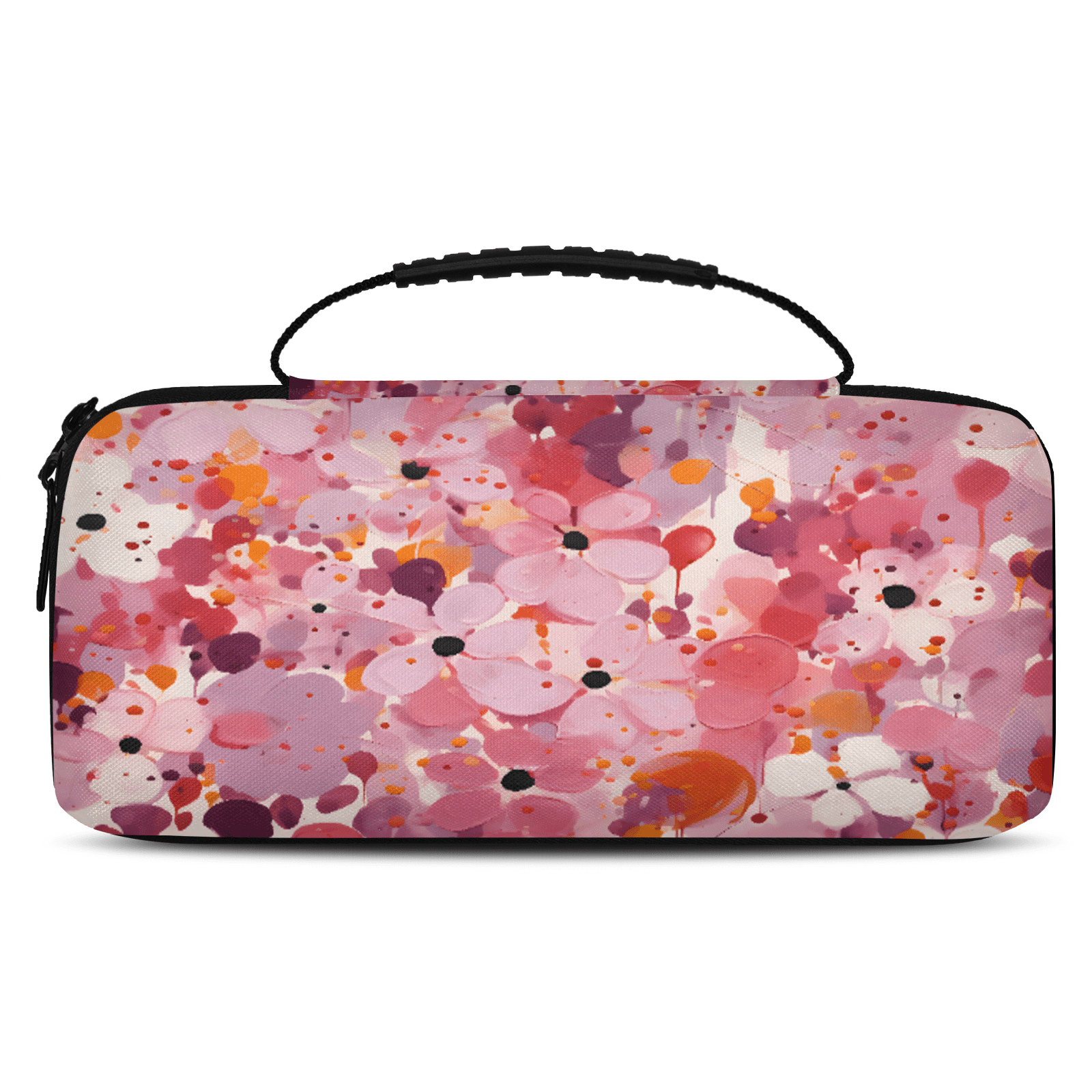 Herdesigns Pink Flower Abstract Carrying Case for Nintendo Switch OLED ...